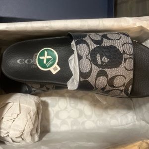 Bape | Shoes | A Bathing Ape Bape X Coach Sandal Slide Size 2 Deadstock ...